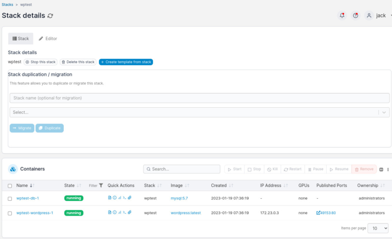 How to easily deploy a full-stack application in Portainer with ... How to easily deploy a full-stack application in Portainer with ...